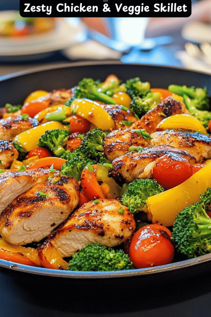Zesty Chicken & Veggie Skillet! – Health Recipes
