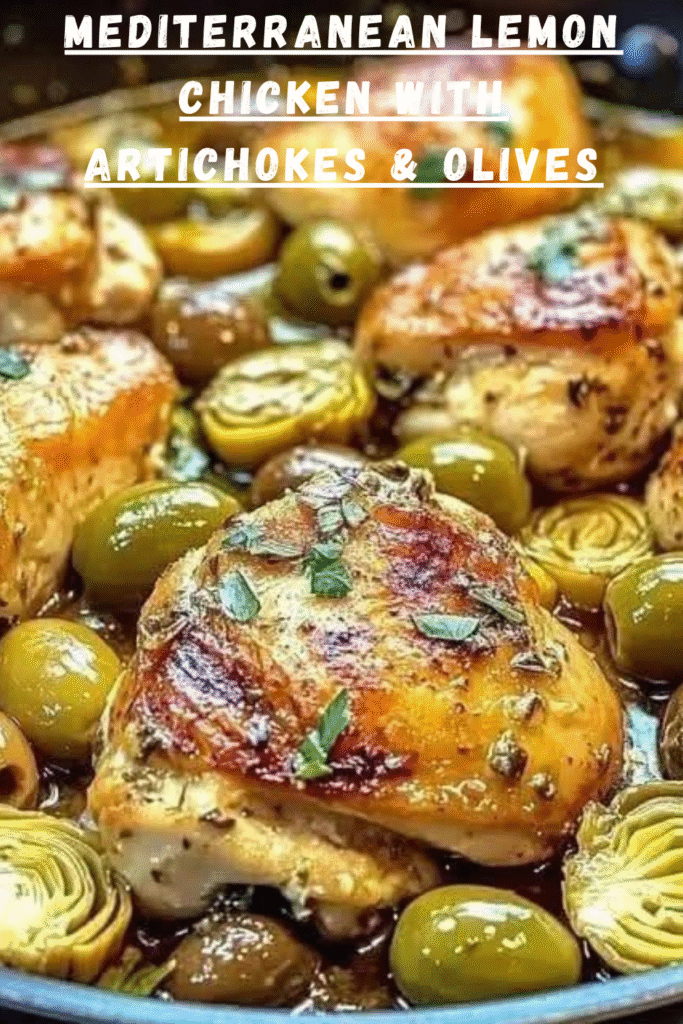 Mediterranean Lemon Chicken with Artichokes & Olives – Health Recipes