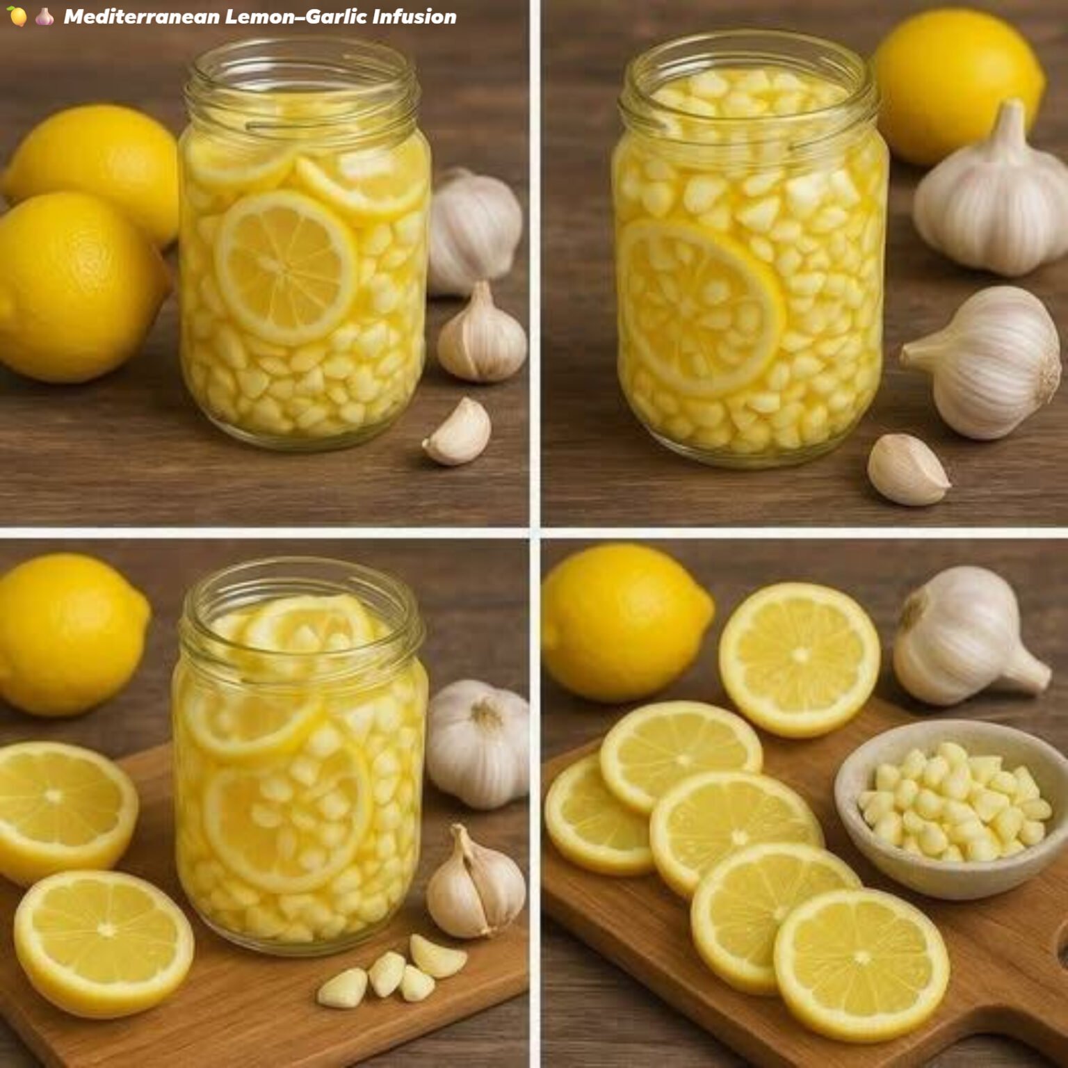 Mediterranean Lemon Garlic Infusion – Health Recipes